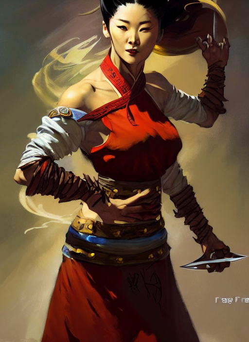 Stable Diffusion prompt: magic : the gathering fantasy ch...