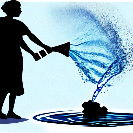 Openjourney prompt: water being thrown out from left to r...
