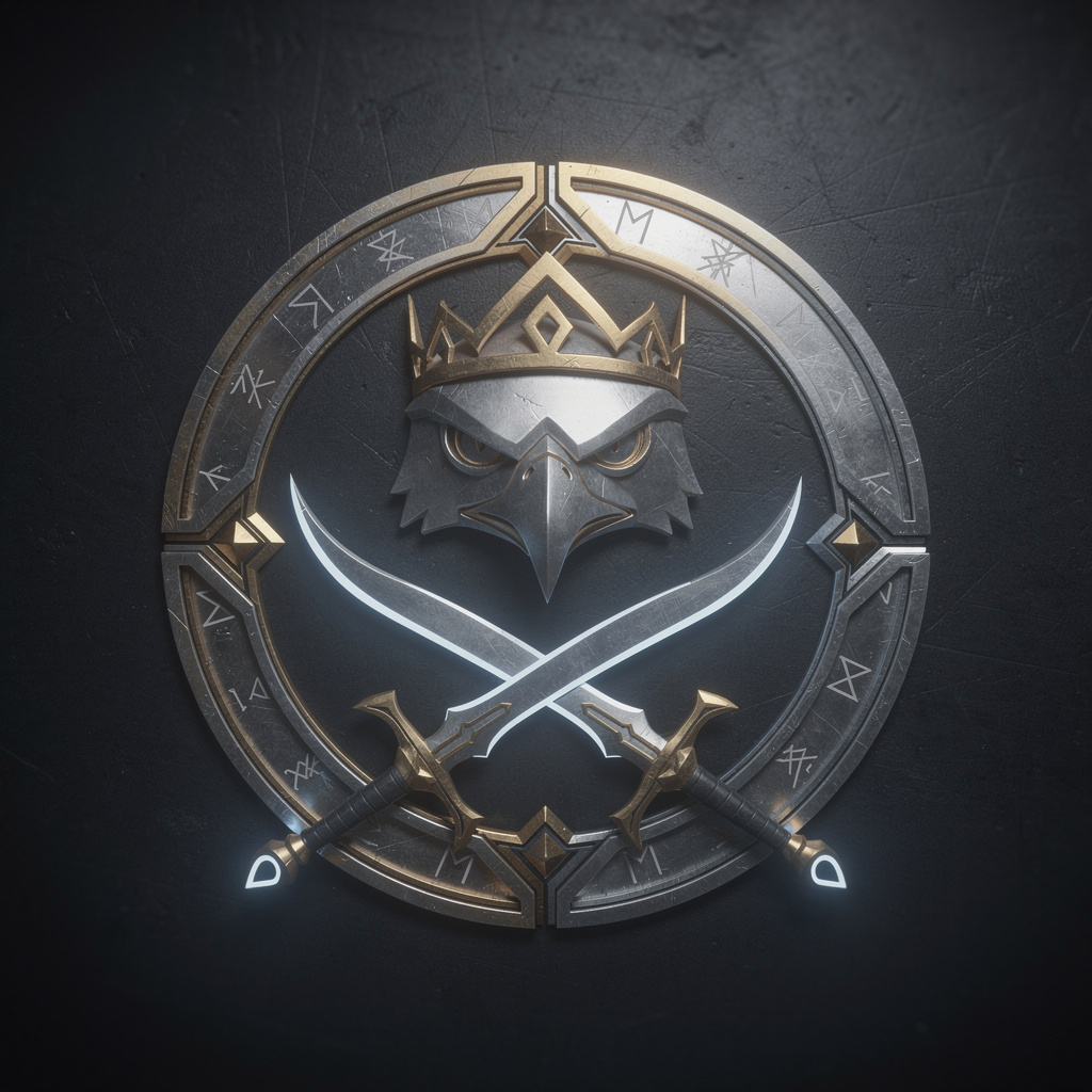 FLUX prompt: Create a sigil for the Bounty Hunters. Unr...