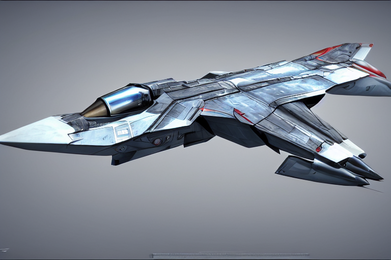 Stable Diffusion prompt: concept art of a cybernetic jet ...