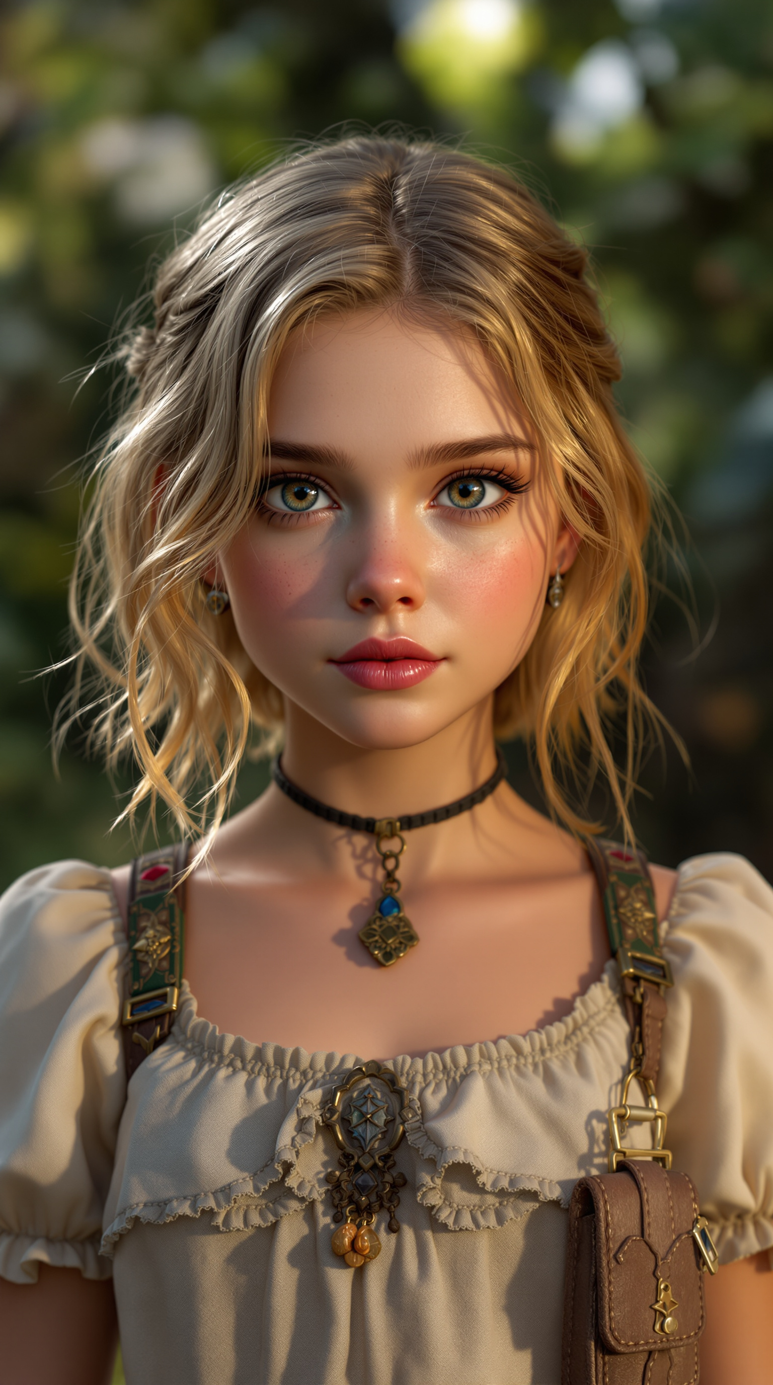 FLUX prompt: A hyper-realistic depiction Chloe Grace More...