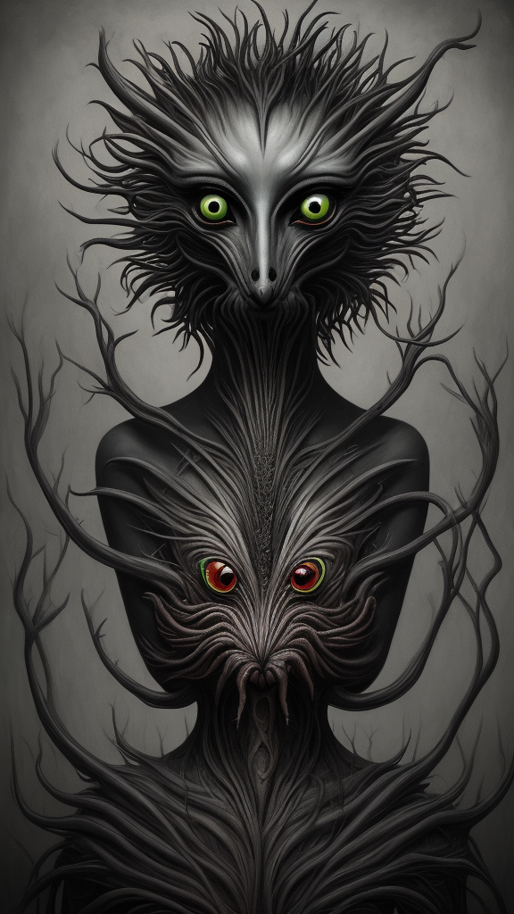 DreamShaper prompt: surreal portrait surrealism art style...