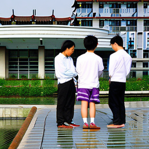 Stable Diffusion prompt: Students at Suzhou High School o...