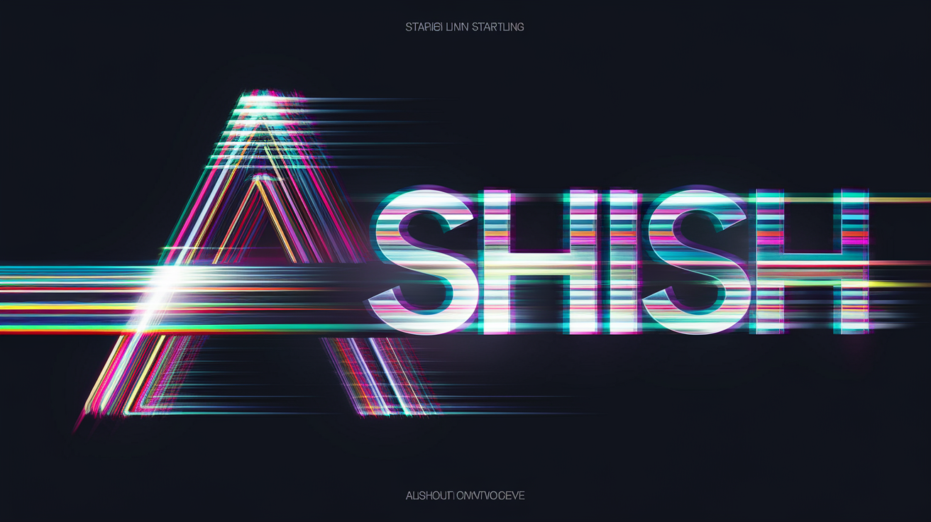 Ideogram prompt: "A modern, high-contrast typography desi...