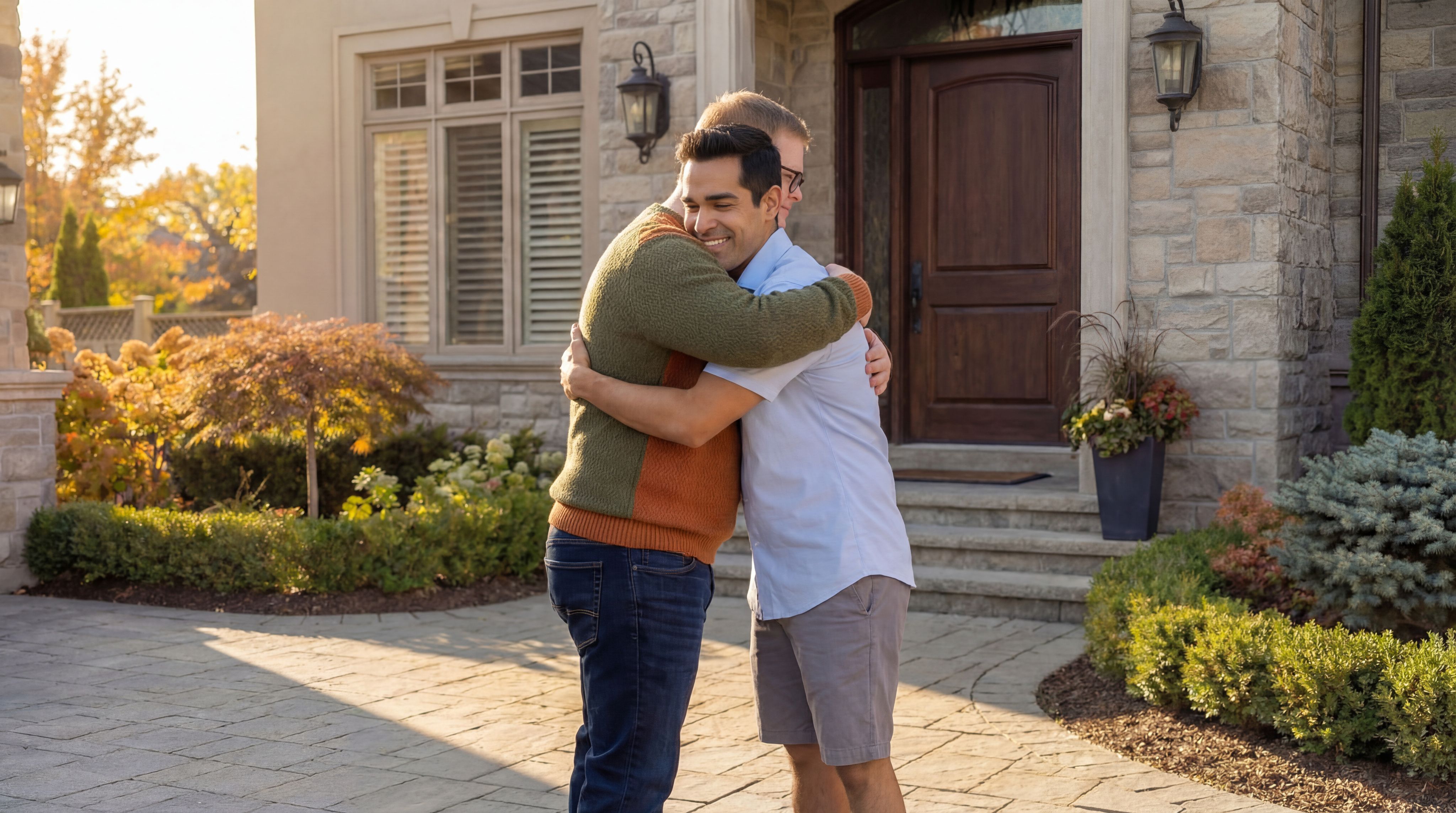 Nano Banana prompt: At the front door of the house, in a...