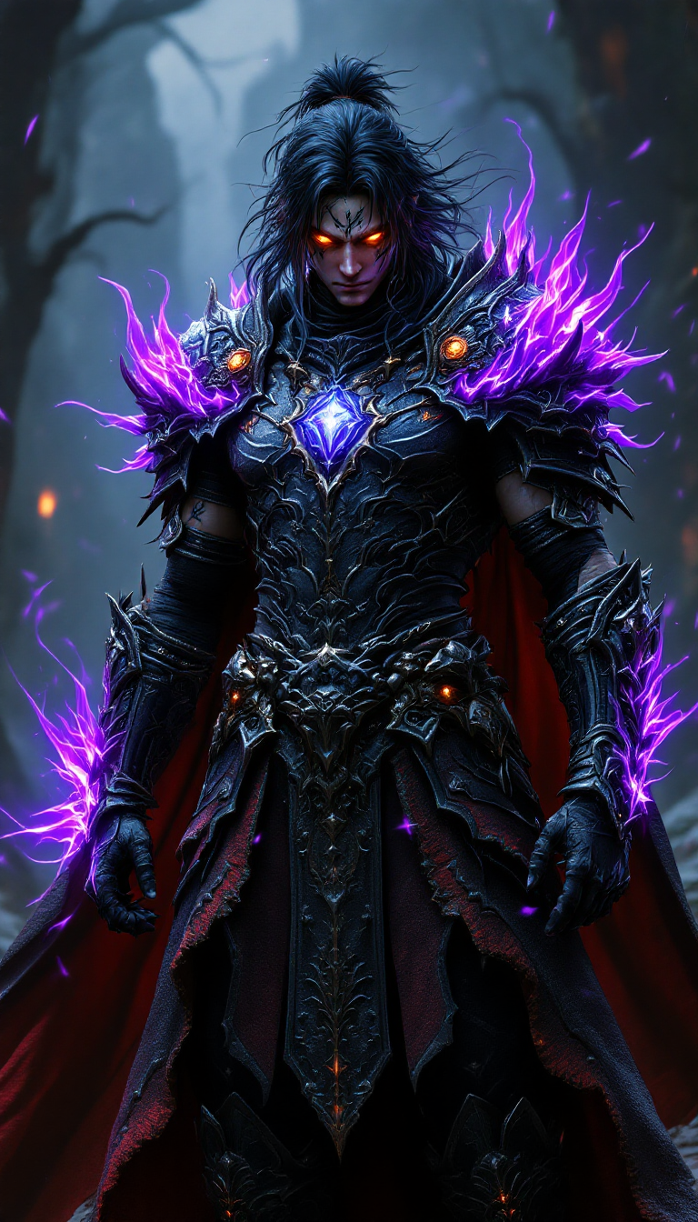 FLUX prompt: final fantasy, male, warrior, fantasy big be...