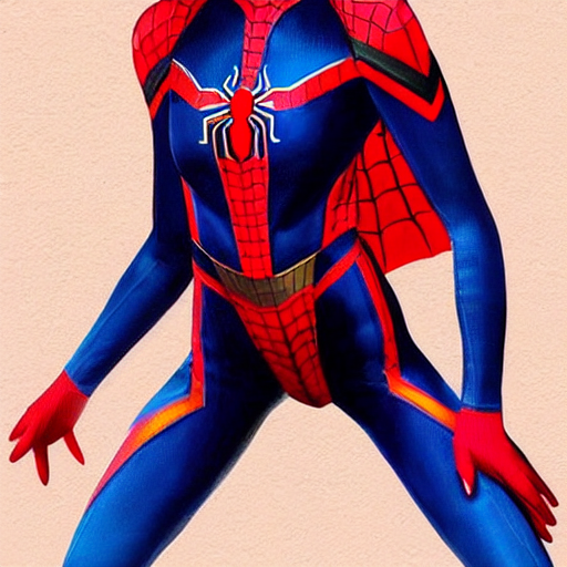 Stable Diffusion prompt: sydney sweeney , suit spider-wom...