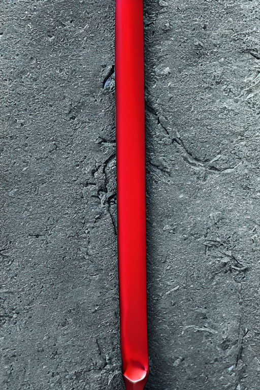 Stable Diffusion prompt: red glowing xiphos sword crackli...