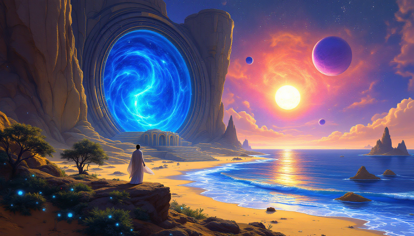 FLUX prompt: A digital painting in the style of Roger Dea...