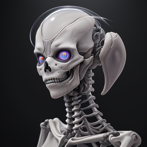 DreamShaper prompt: scary alien creature with alien skin ...