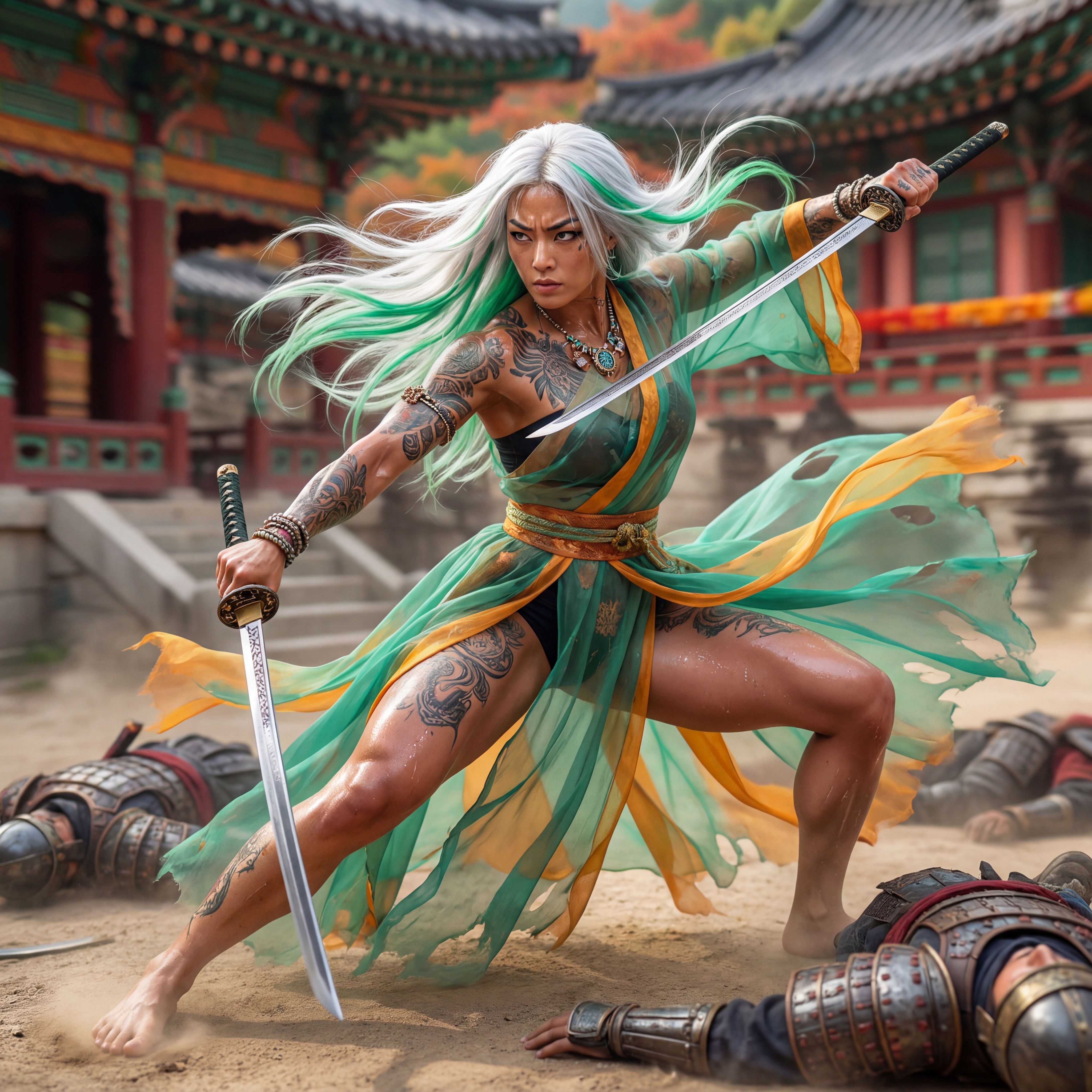 Nano Banana prompt: A full-body pose, gorgeous, athletic ...