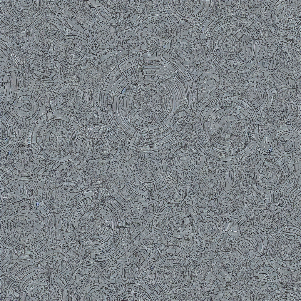 Stable Diffusion prompt: seamless tileable texture of sci...