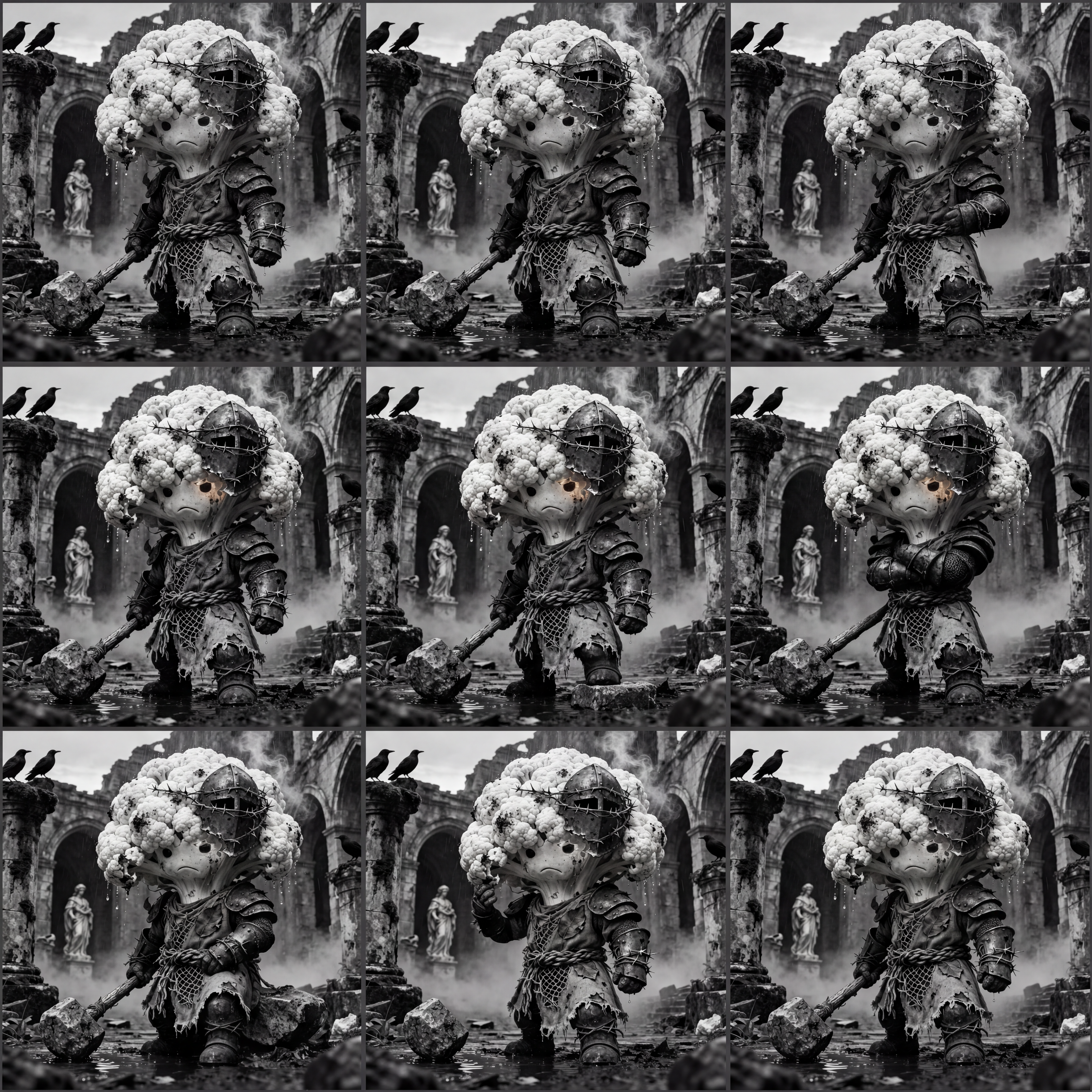 Nano Banana prompt: Generate a 3x3 contact sheet grid usi...