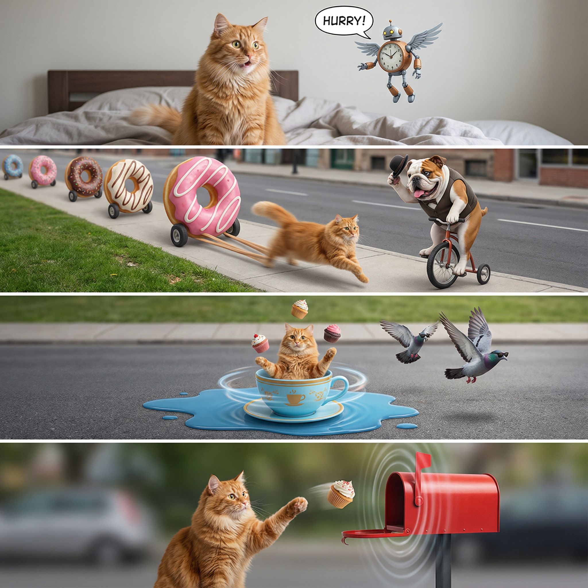 Nano Banana prompt: Scene Concept: A clever, human-like o...