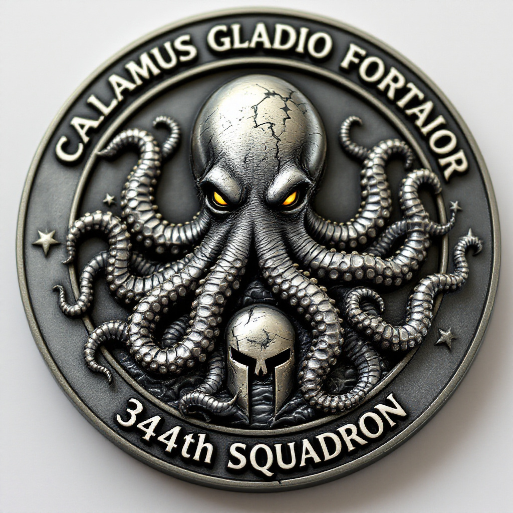 FLUX prompt: Viewed from in front with the whole coin vis...