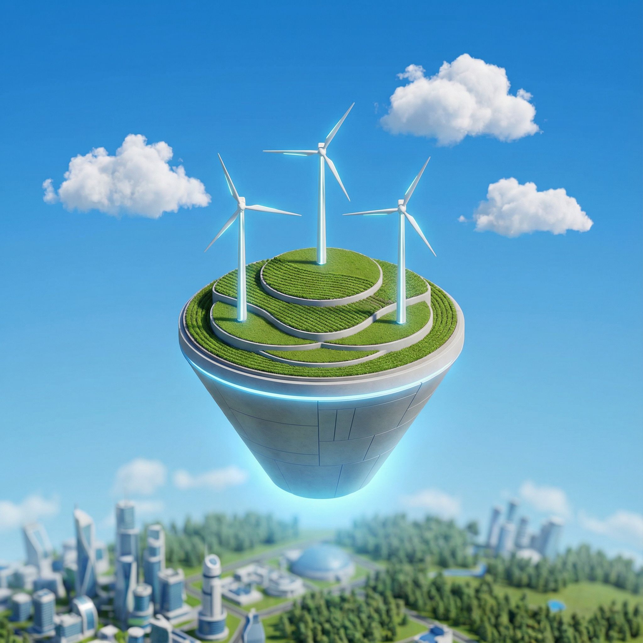 Nano Banana prompt: futuristic looking 3d isometric rende...