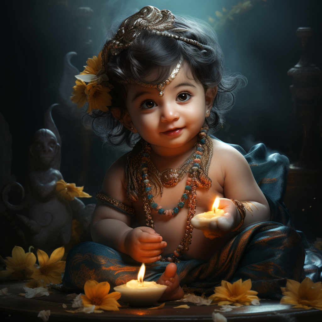Midjourney prompt: In the heavenly abode of Lord Shiva an...
