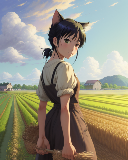 DreamShaper prompt: masterpiece, mid shot, anime style, h...