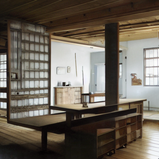 Waifu Diffusion prompt: hyper-realistic eye level interio...