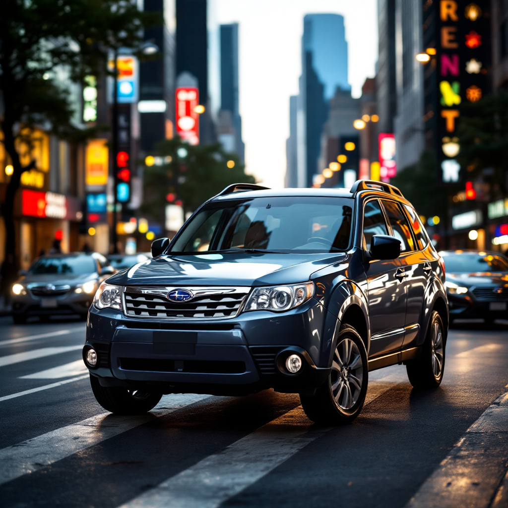 FLUX prompt: a 4k detailed image of a Subaru forester 201...