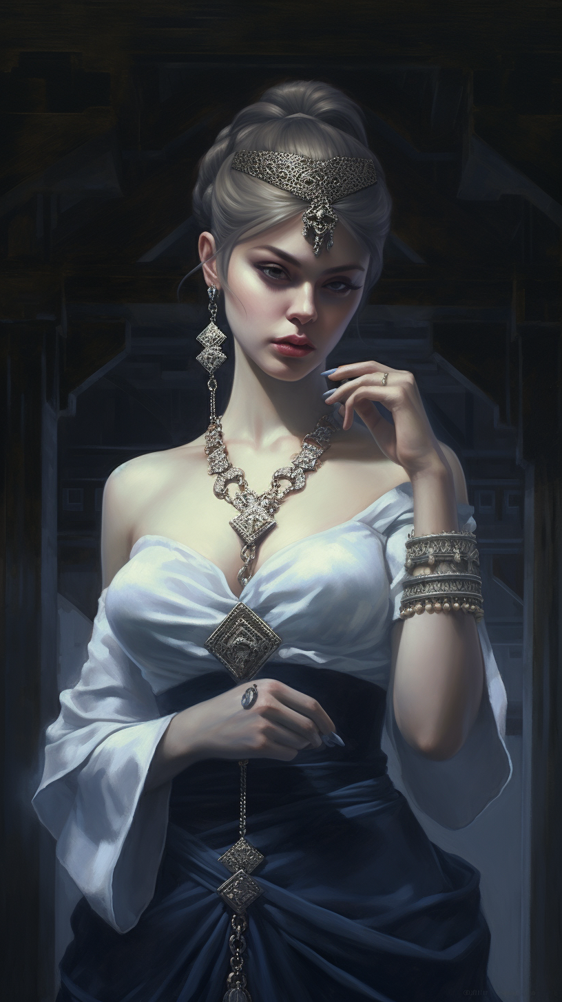 Midjourney prompt: The Immortal Asadi::5 Realistic Painti...