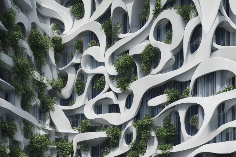 Stable Diffusion prompt: modern architecture, modern desi...