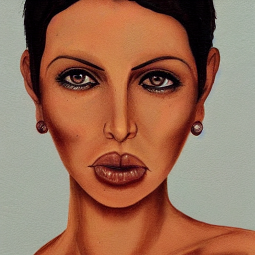 Stable Diffusion prompt: Hyperrealistic brunette woman, s...