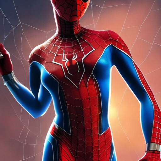 Openjourney prompt: sydney sweeney , suit spider-woman