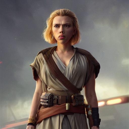 Stable Diffusion prompt: a full body photo of Scarlett Jo...