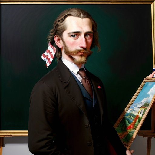 DreamShaper prompt: Austrian painter who got kicked out o...