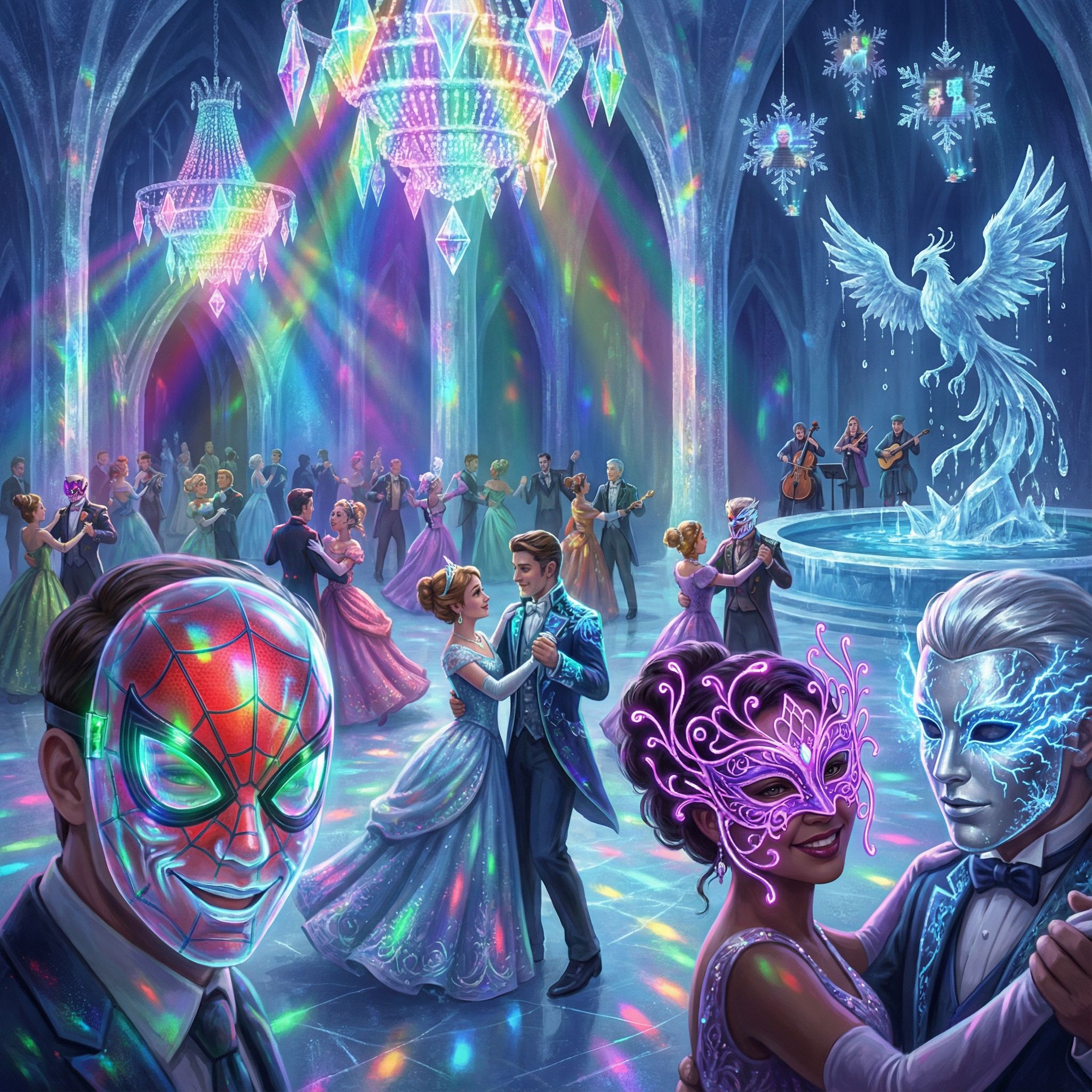Nano Banana prompt: **"Marvelous Masquerade: A Psychedeli...