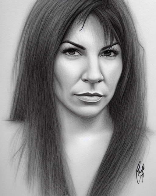 Stable Diffusion prompt: portrait of a mixture of Sara Ra...