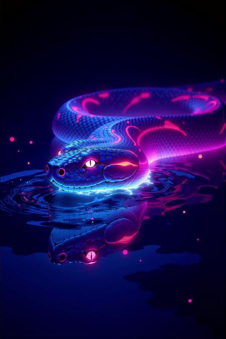 Glowing and Glossy style | DGLO Style: Body art v.8 | PromptHero