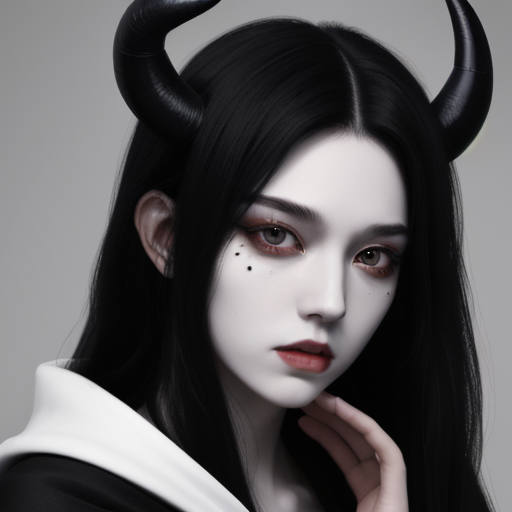 majicMIX realistic prompt: Androgynous character, portrai...