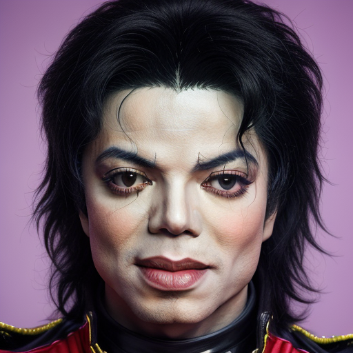 epiCRealism prompt: Portrait of passionate pop star Micha...
