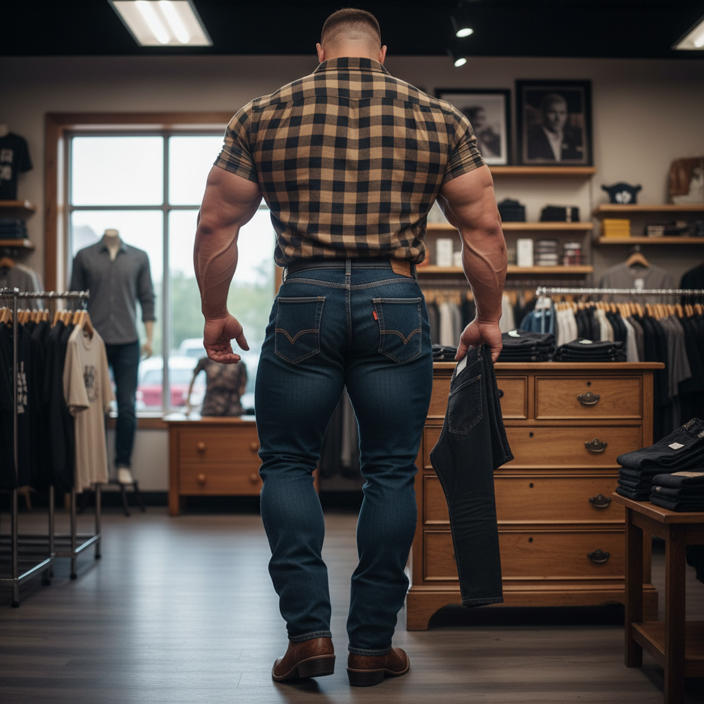 Nano Banana prompt: The bodybuilder is 6'4" tall, he has ...