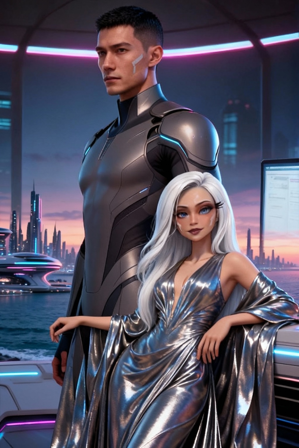 Seedream 4 prompt: Change image characters into an elegan...