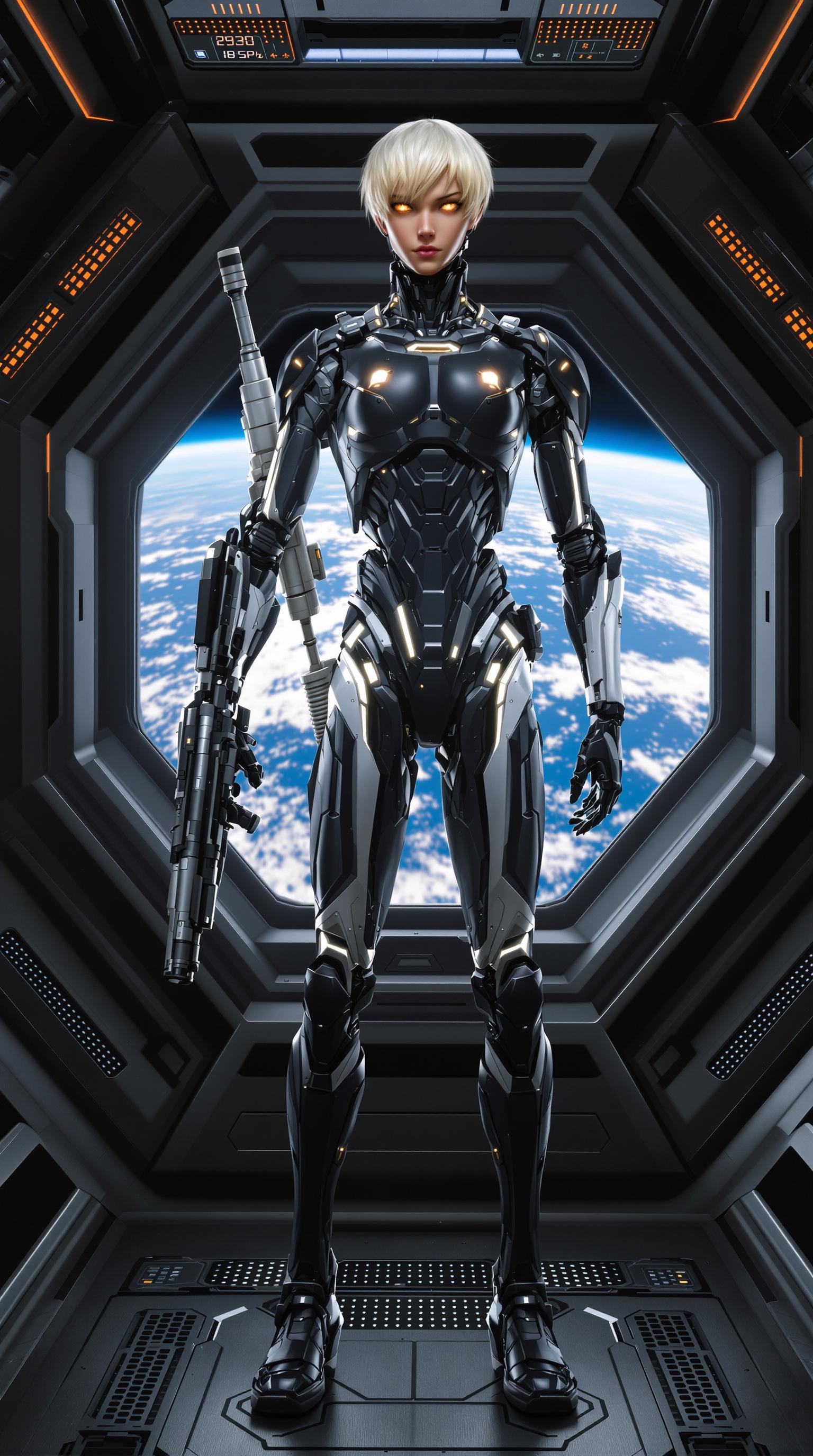 FLUX prompt: exceptionally beautiful mechanical android