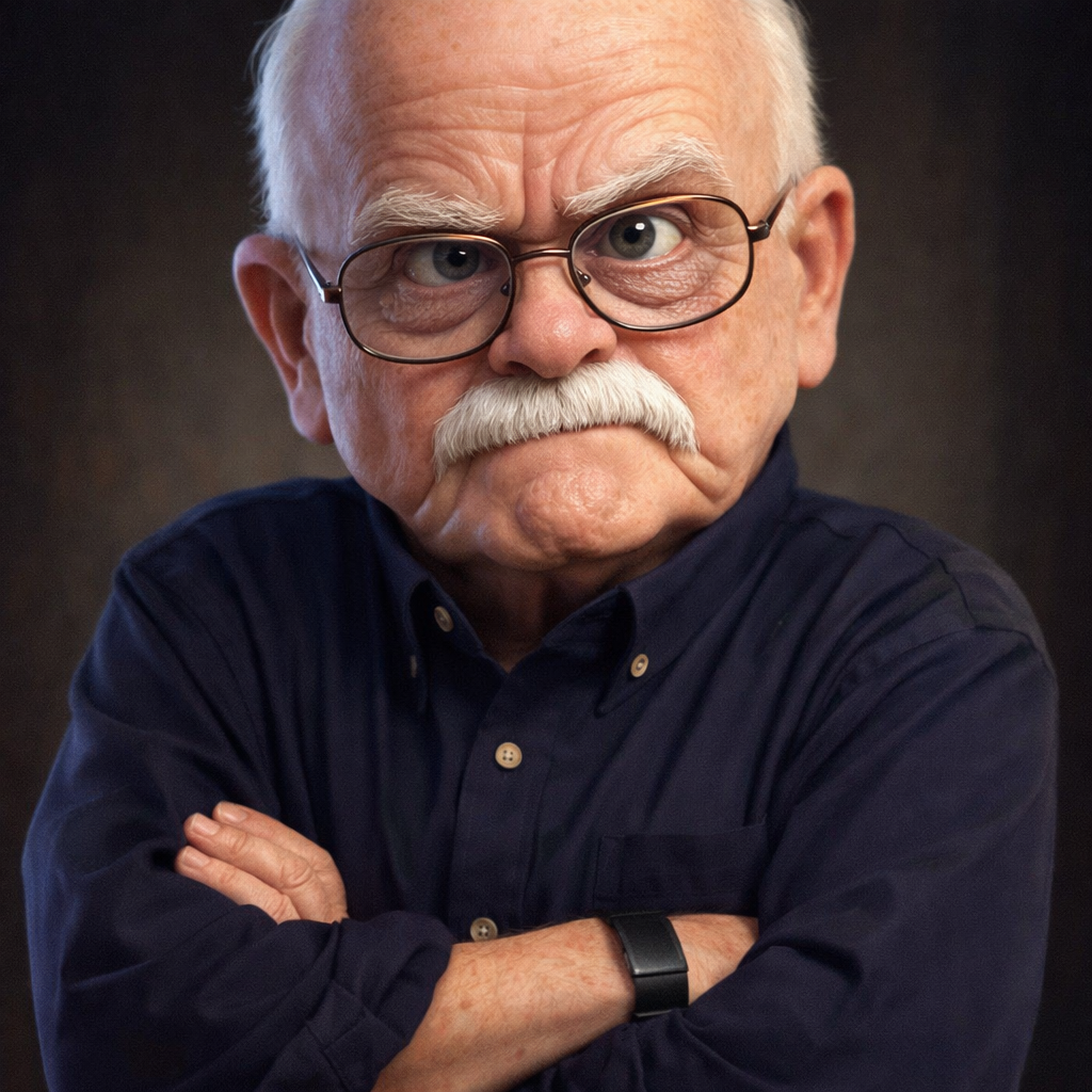 ChatGPT Image prompt: Expressive caricature in pixar styl...