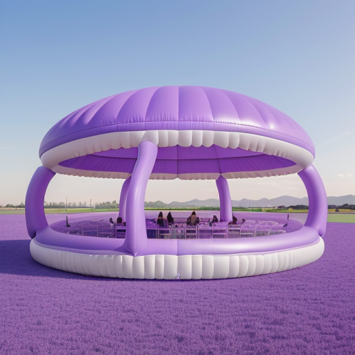 epiCRealism prompt: high resolution, 8k, inflatable pavil...