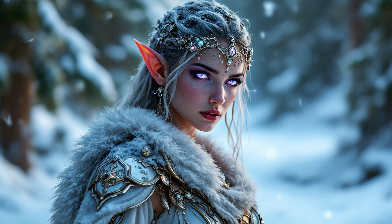 FLUX prompt: Aphrodite, greece, fantasy light armor withe...