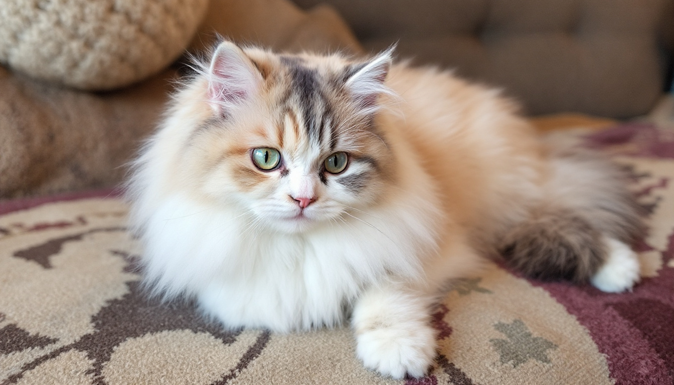 FLUX prompt: Exotic Persian Multi-Colored Haired Persian ...