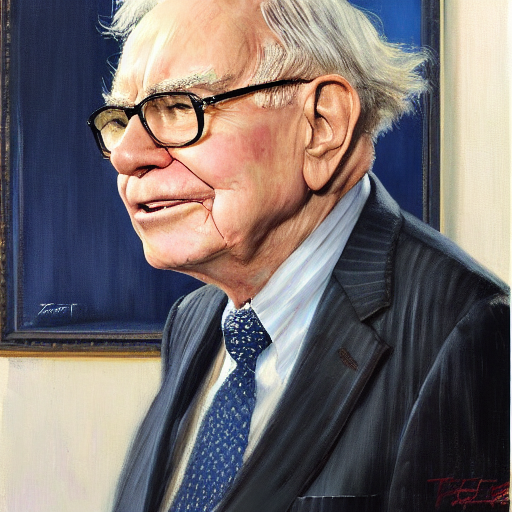 Stable Diffusion prompt: portrait photo of a warren buffe...