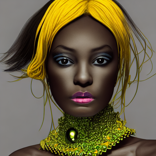 Stable Diffusion prompt: ebony beautiful fashion model, p...