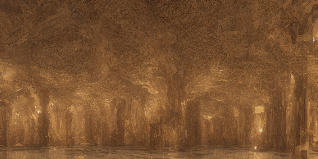 Openjourney prompt: Zaha Hadid style indian temple 8k, in...