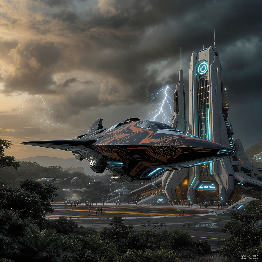 FLUX prompt: Futuristic Epic Adventure, Advanced Tartaria...