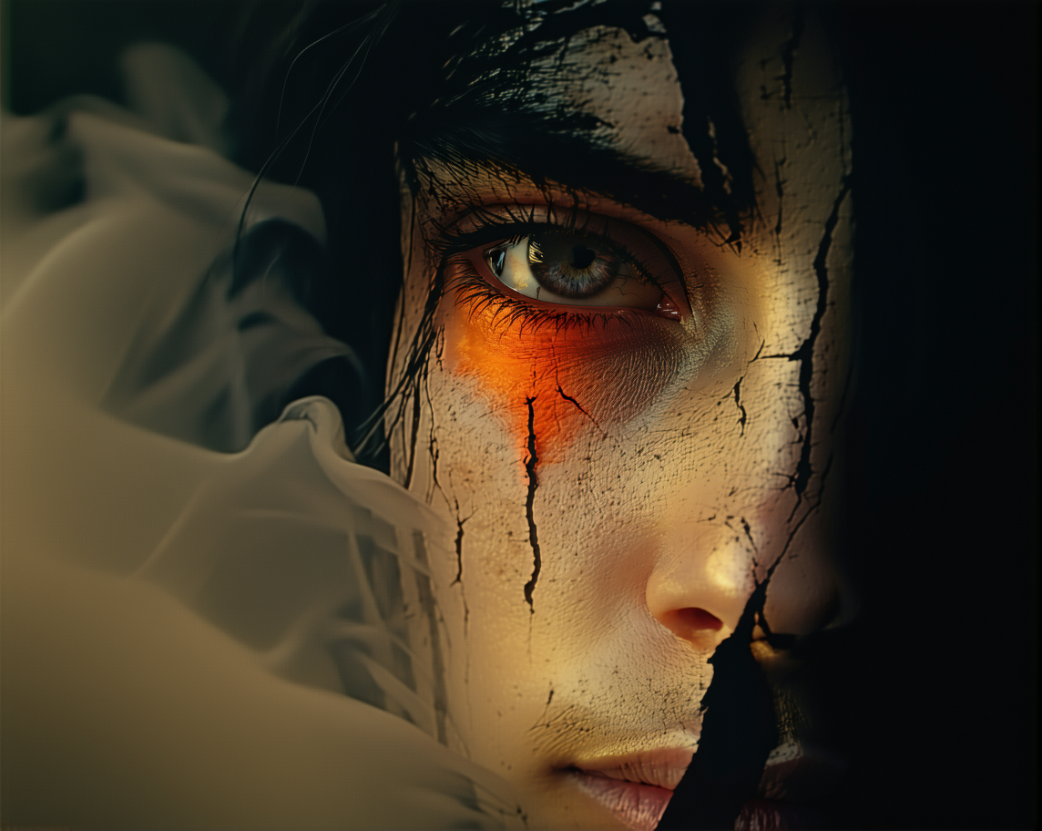 Stable Diffusion prompt: Photo of a ultra realistic face,...