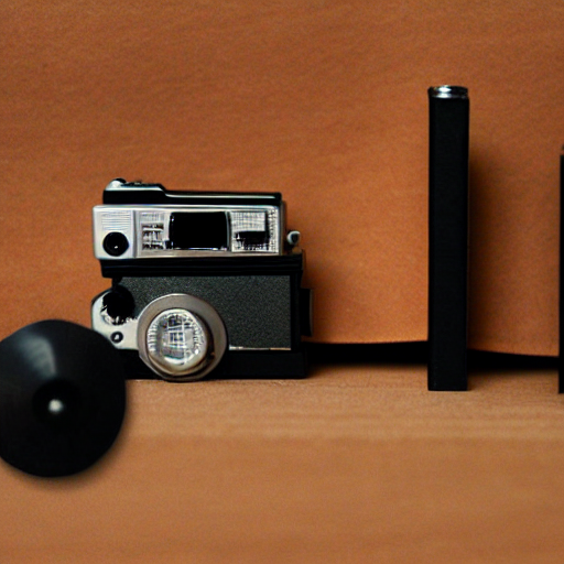 Stable Diffusion prompt: pop minimalistic movie camera