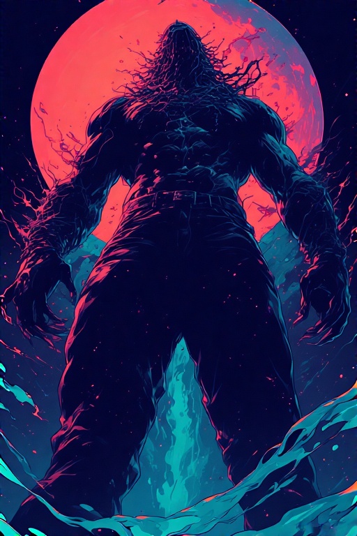 ChatGPT Image prompt: retro classic horror dark vintage s...