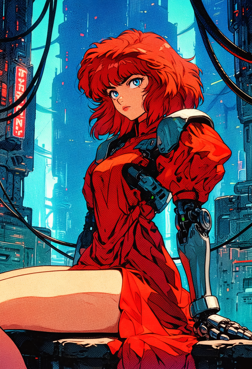 Best Retro Sci-fi 90's anime style Anima/IllustriousXL/ZImageTurbo/Flux ...
